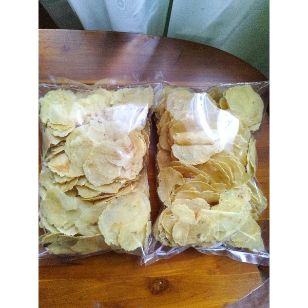 [GLUTEN-FREE]Kerepek melinjau/Binja Mentah 500g | Shopee Malaysia