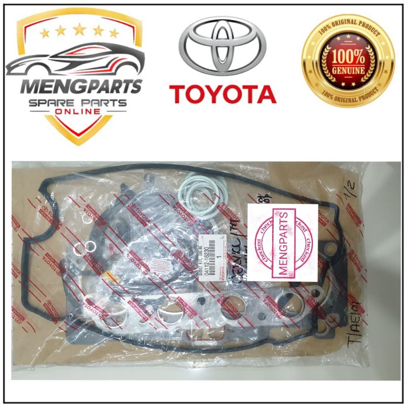 TOYOTA COROLLA AE101 ,AE111 1.6 16V 4AFE ORIGINAL TOP SET GASKET GRAND ...