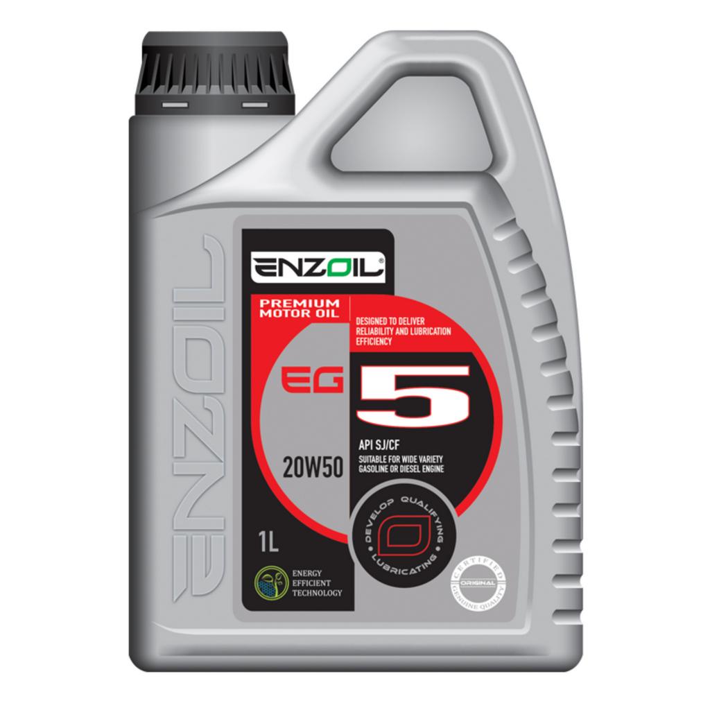 ENZOIL EG5 ENGINE OIL SAE 20W50 API SL/CF 4L + FREE OIL FILTER SAGA ...