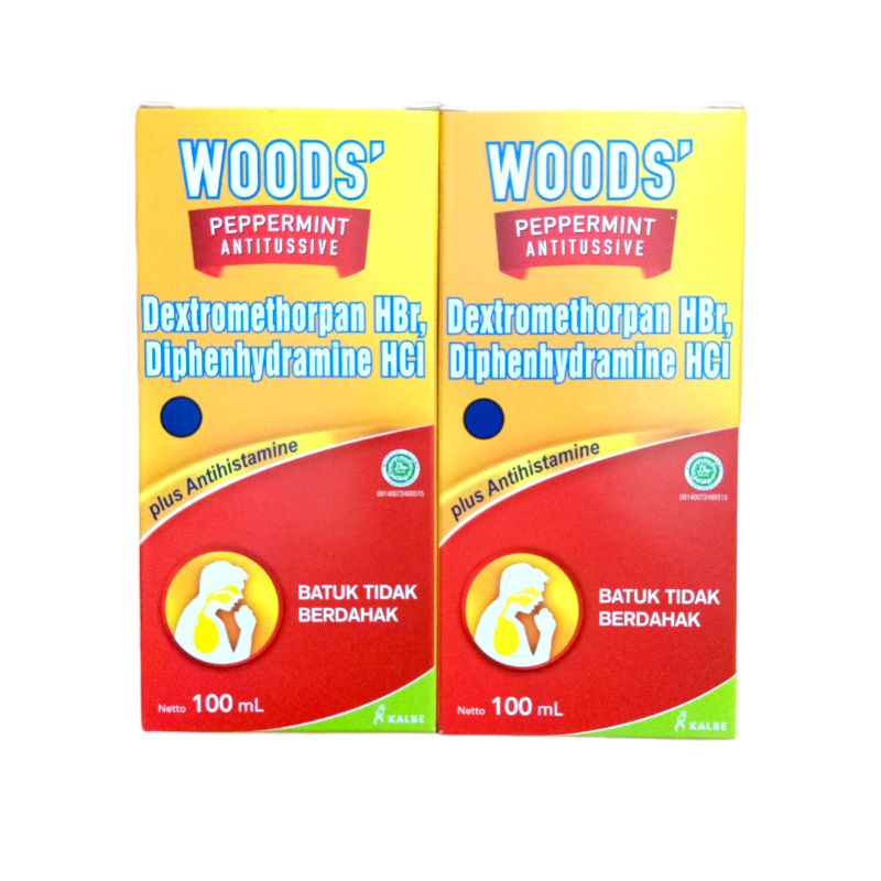 Woods Peppermint Antitussive Syrup 100ml (Red Woods) | Shopee Malaysia
