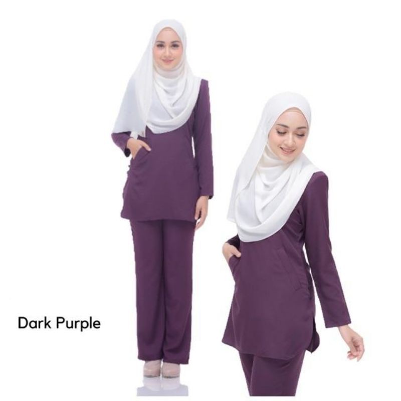 BAJU SCRUB UNIFORM JURURAWAT NURSE PLUSSIZE BAJU UNIFORM NURSE POKET ...