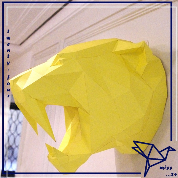 Creative 3D Puzzle Model Papercraft Saber-Tooth Children's Educational ...