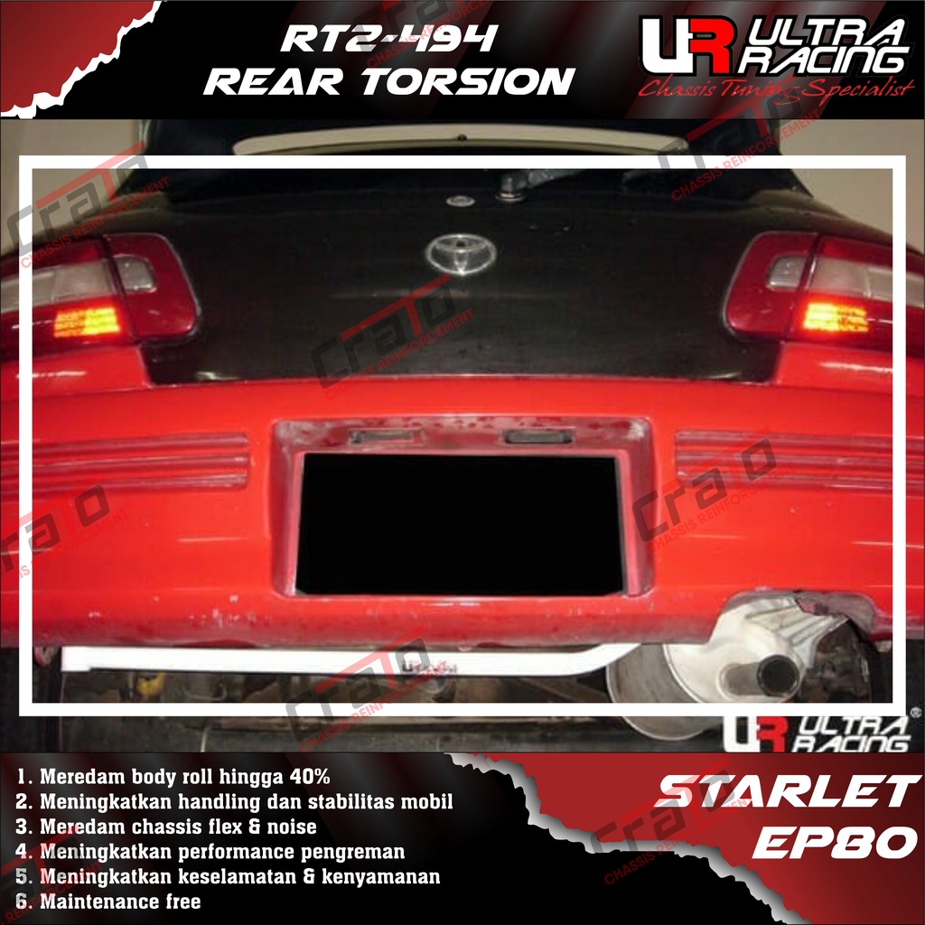 Ultra RACING Safety Bar Stabilizer Accessories - Rear Torque Bar 2 ...