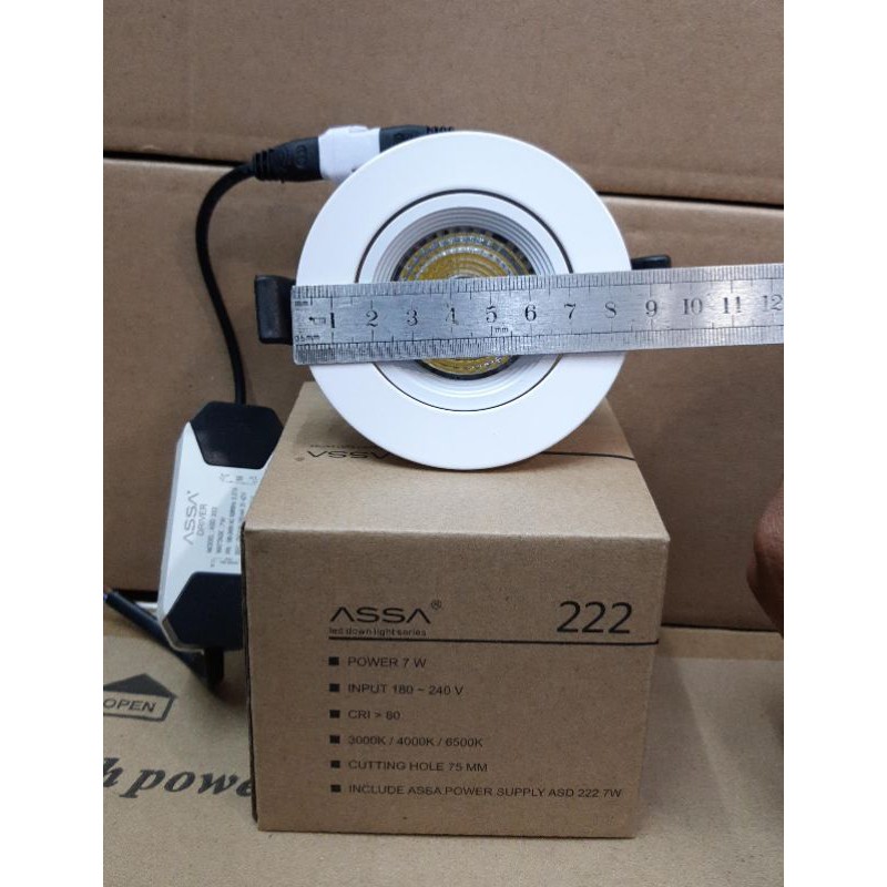 Assa DOWNLIGHT COB LED 7W 6500K COLDAYLIGHT | Shopee Malaysia