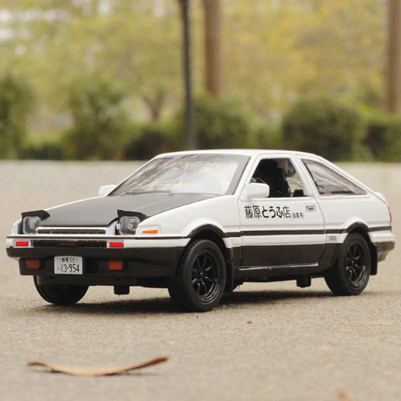 Initial D AE86 Metal Alloy Diecast Cars Model Inital Toy Car Vehicles ...