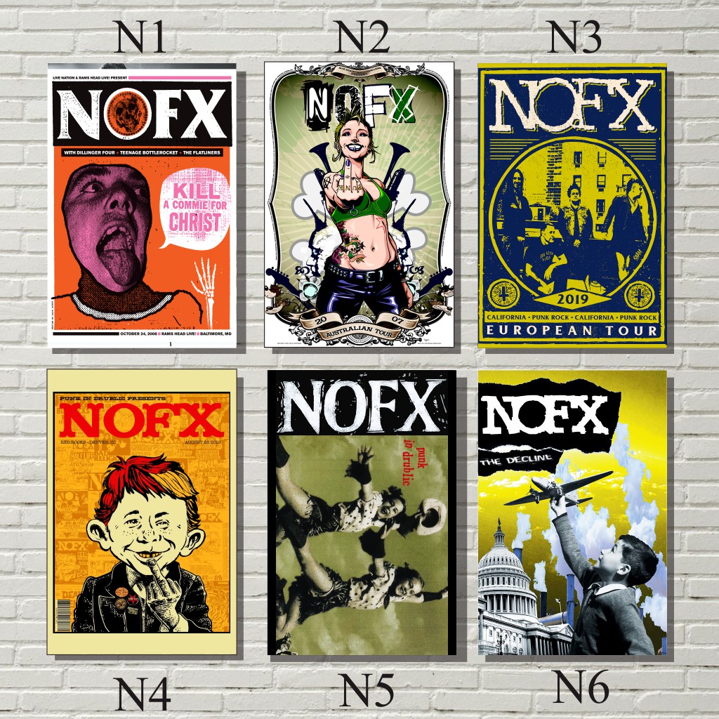 Nofx BAND POSTER A3+ Size/Wall POSTER | Shopee Malaysia