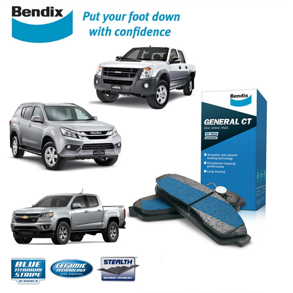 Bendix DB1841GCT Front Brake Pad - Isuzu D-MAX 2008/ MU-X MUX 2014 ...