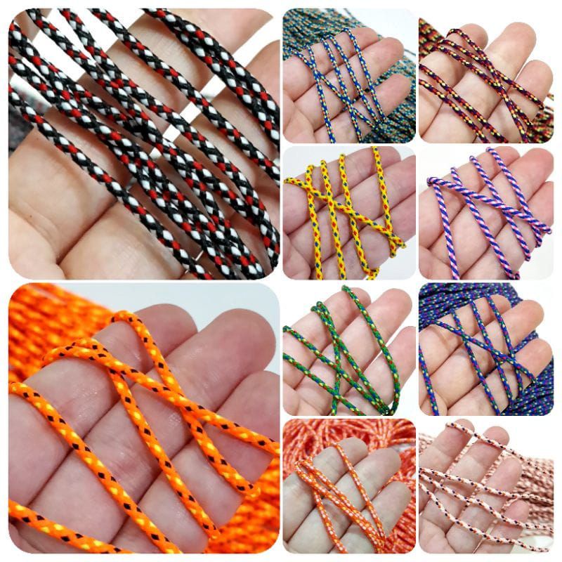 2mm perusik rope, paracode mountain bracelet, dotted pattern, mask ...