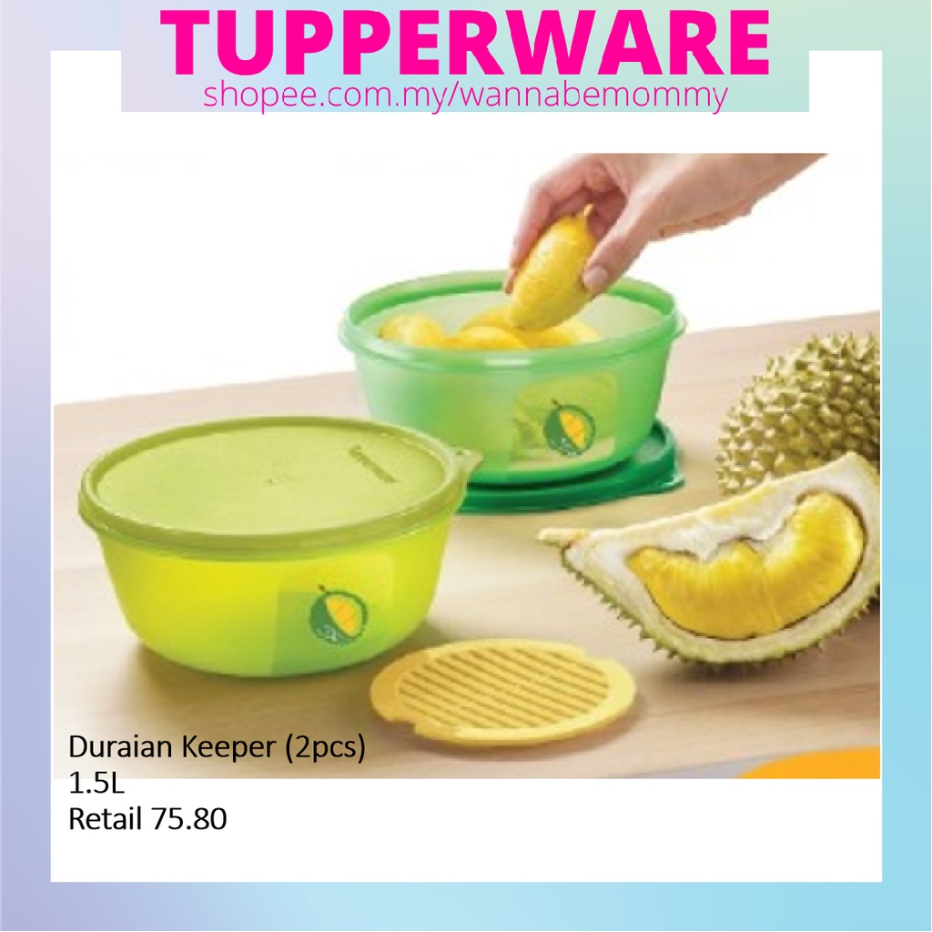 Tupperware Ultimate Durian Keeper Original Tupperware Bekas simpan Durian | Shopee Malaysia