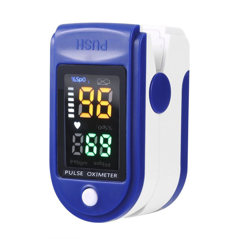 (BW)Pulse Oximeter Four-color Digital Saturation Monitors Portable ...