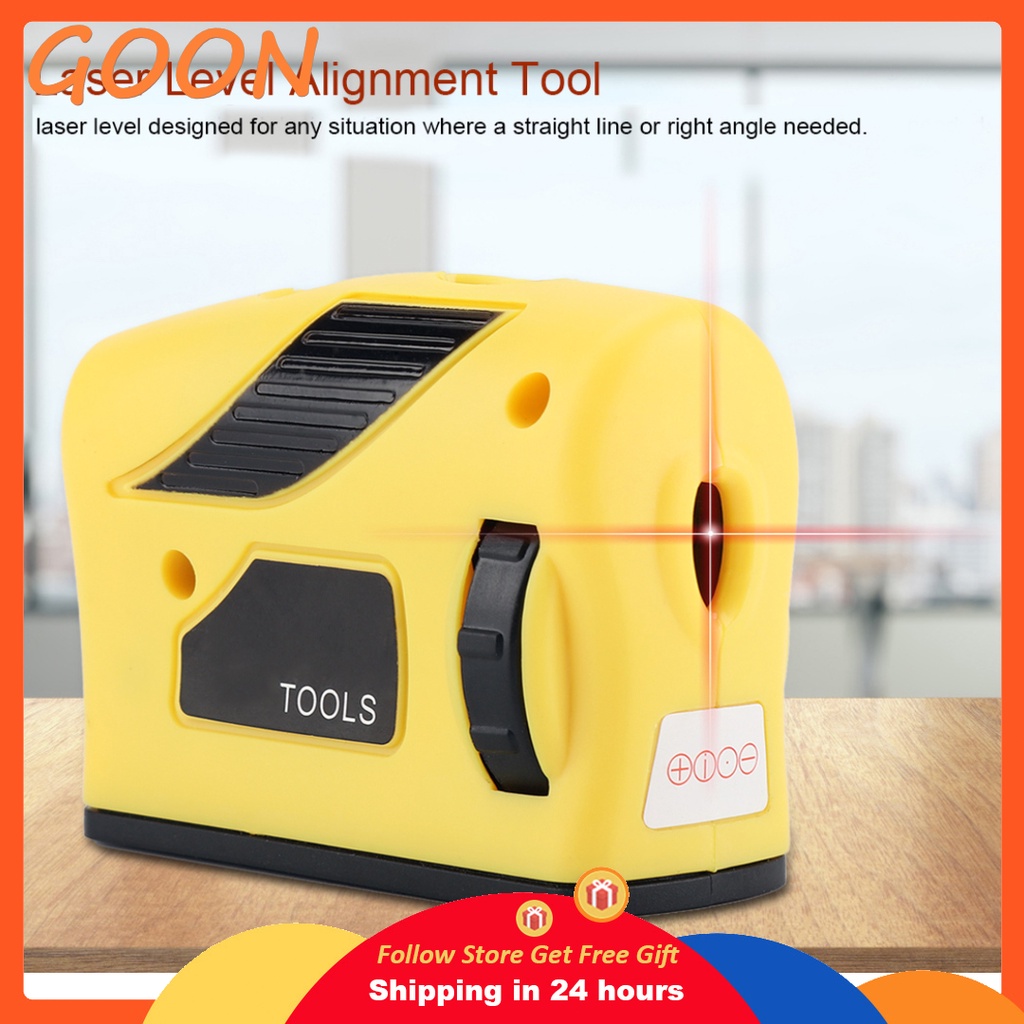 Goon Laser Spirit Level Point Line Cross Horizontal Vertical SelfLevel ...