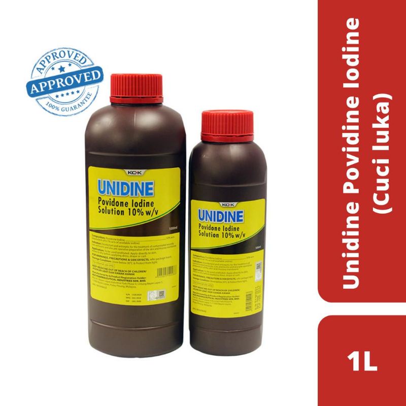 IODINE SOLUTION 10% 1 LITER (Cecair cuci luka) | Shopee Malaysia