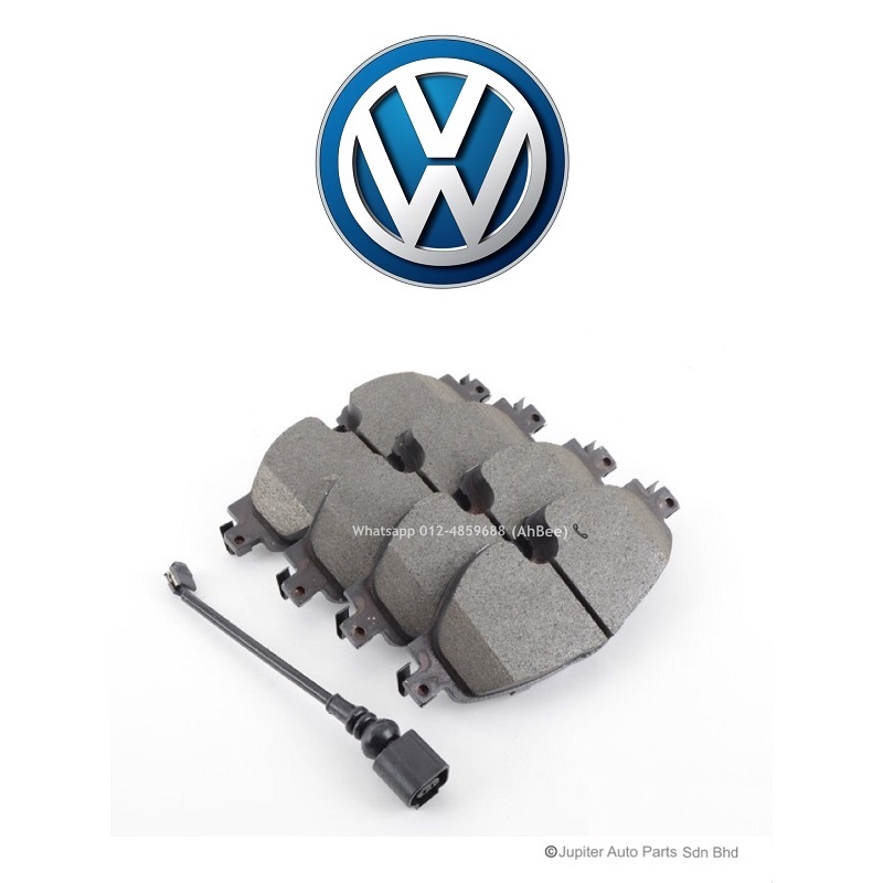 VOLKSWAGEN FRONT BRAKE PAD SET GENUINE 100% - VW GOLF MK7 1.4/ PASSAT ...