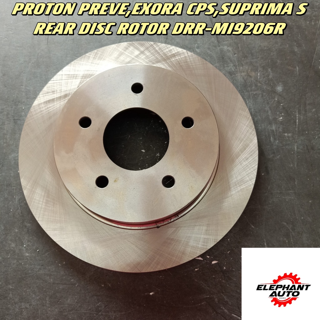 PROTON PREVE,EXORA CPS,SUPRIMA S REAR DISC ROTOR DRR-MI9206R | Shopee ...