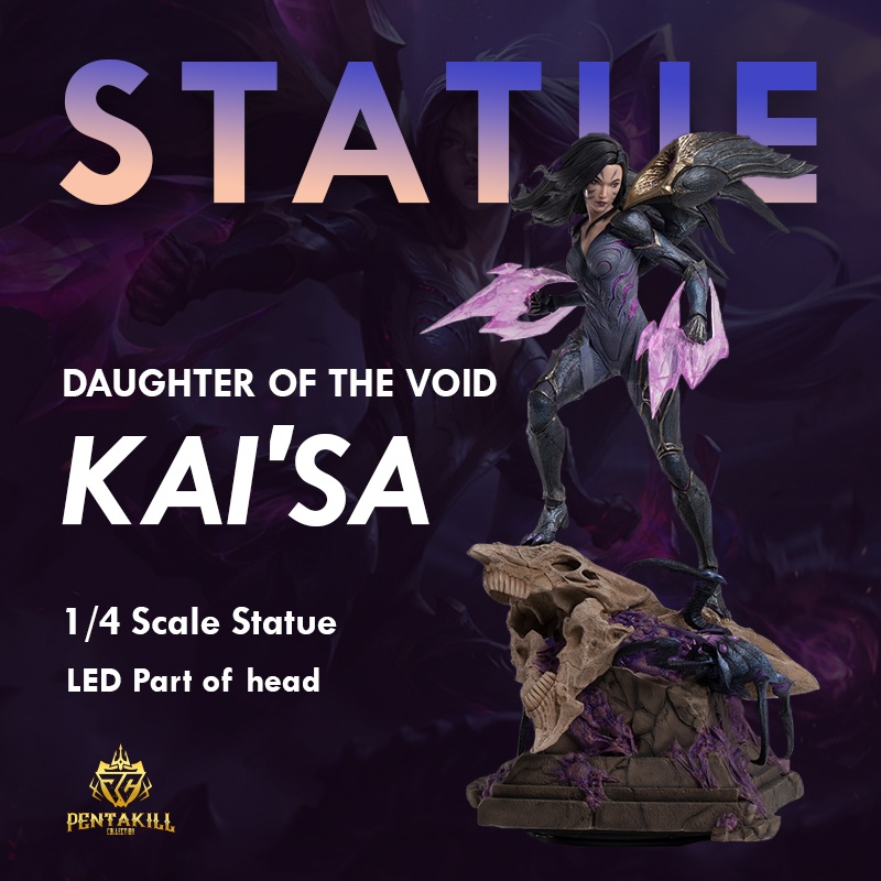 (Ready Stock )Kaisa 1/4 Statues League of Legends Wild Rift LOL ...