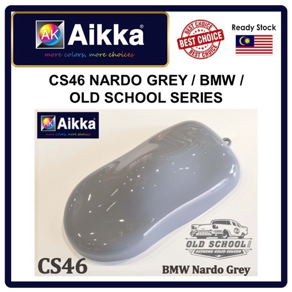 AIKKA Paints CS46 / Nardo Grey / BMW / Old School Series / Solid Colour / Warna Cat Kereta ...