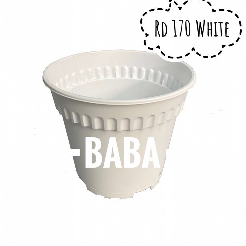 Baba RD 170 White Pasu Plastik Putih | Shopee Malaysia