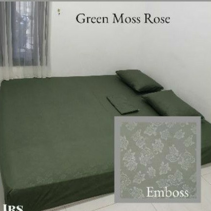 Green moss rose bed sheets | Shopee Malaysia