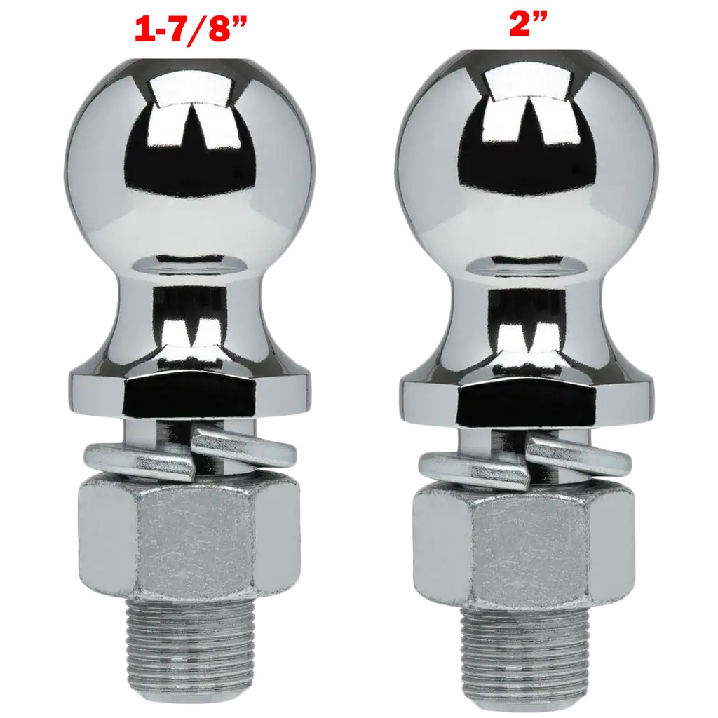 [READY STOCK] Trailer Hitch Ball For Towing (2 Sizes) 2" or 1-7/8" Tow ...