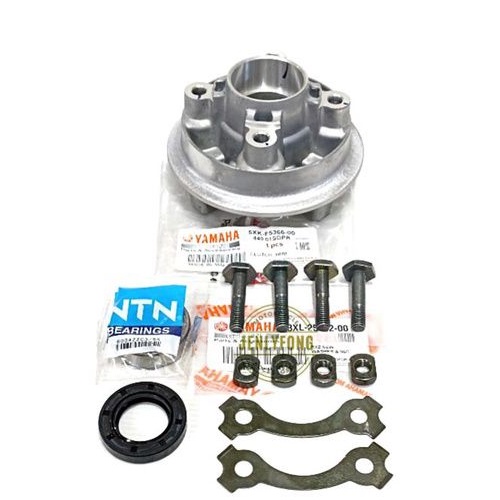 Y125ZR 5XK-F5366-00 SPOKET HUB ORIGINAL SET WITH OIL SEAL BEARING SKRU ...
