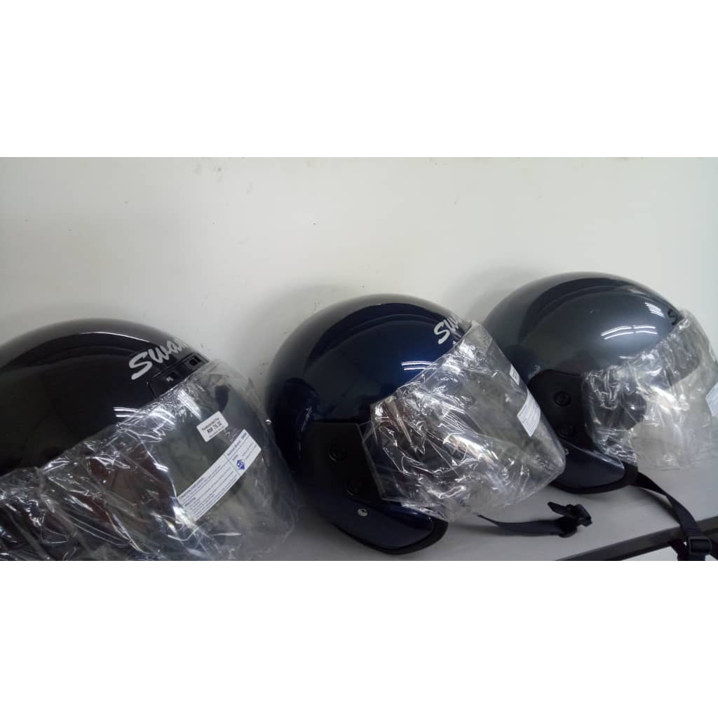 🔥Ready Stock🔥100% ORIGINAL SWAN HELMET HIGH QUALITY CLASSIC TOPI ...