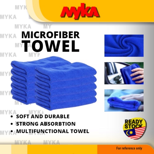 Microfiber car wash towel super absorbent kain cuci kereta cleaning ...
