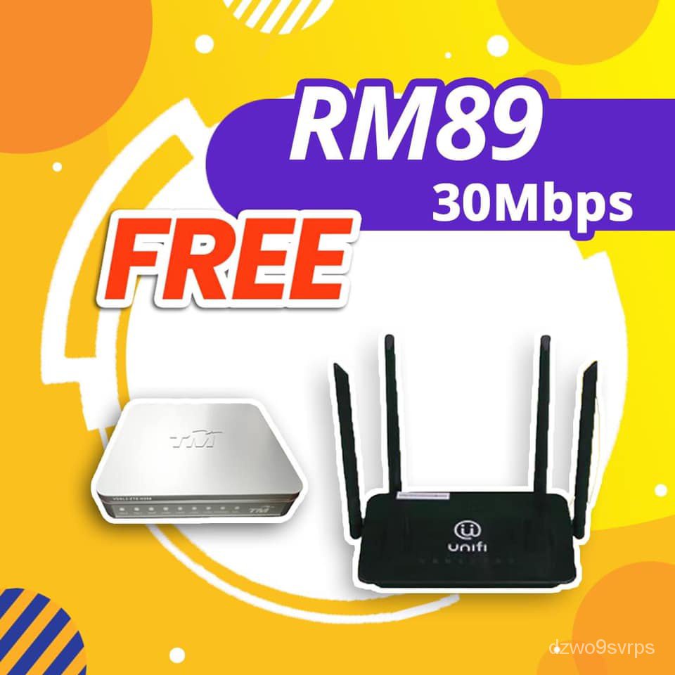 【Malay Spot】Home Unifi Fibre Package as low as RM 89 per month 30mbps ...