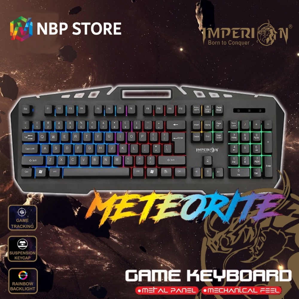 Imperion Meteorite Rainbow Backlight Gaming Keyboard | Shopee Malaysia