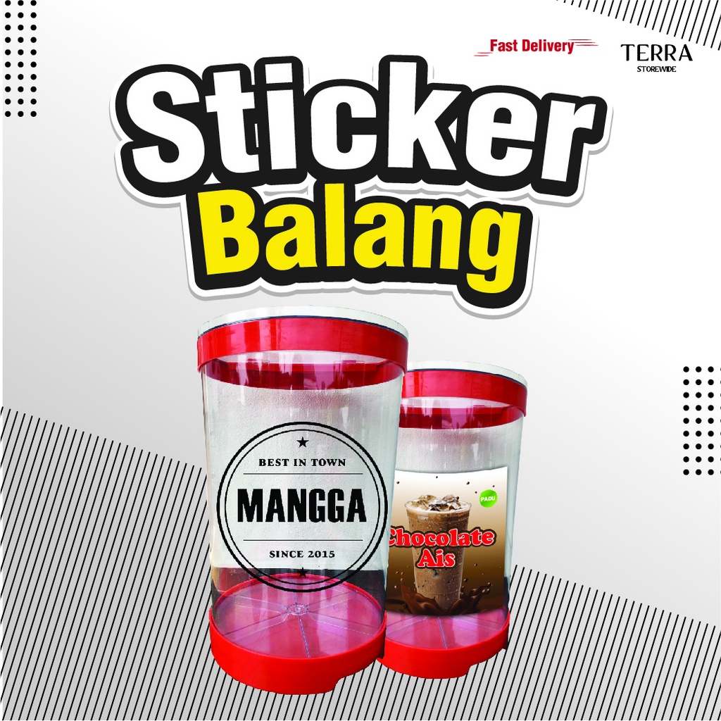 Sticker Air Balang 🔥 Kalis Air 🔥 Boleh Dicuci | Shopee Malaysia