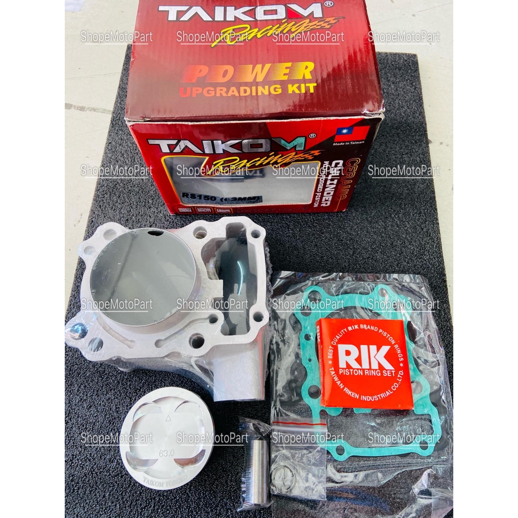TAIKOM BLOCK BLOK RACING CERAMIC FORGED PISTON FORGING HONDA RS150R ...