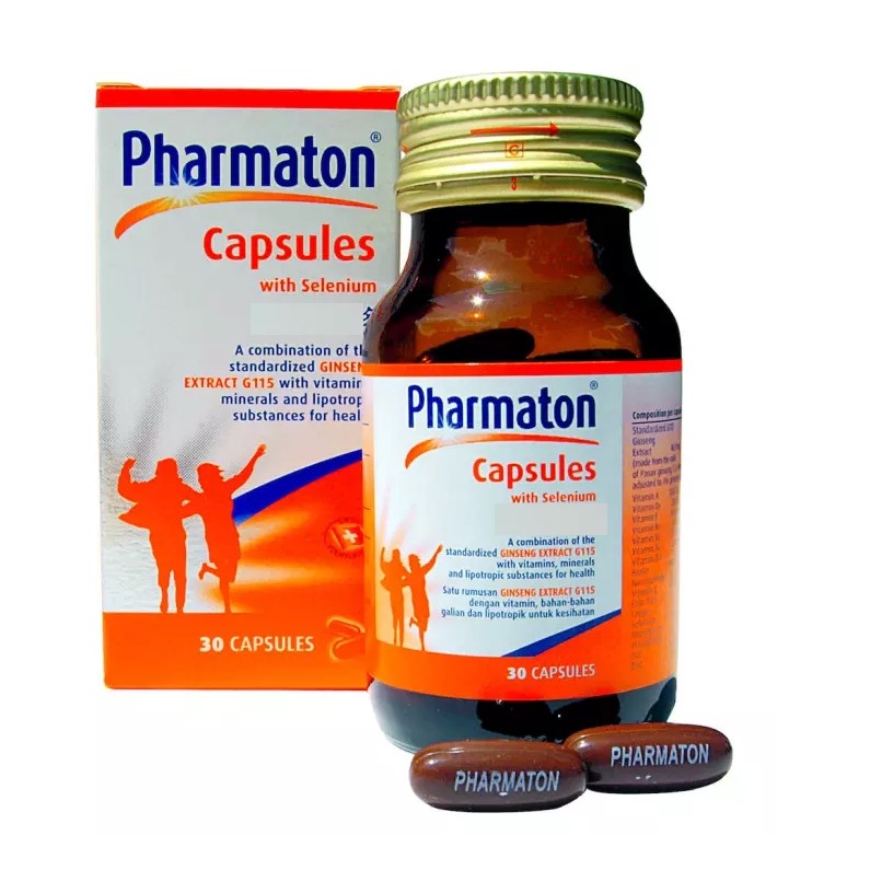 [PMG PHARMACY] Pharmaton Capsules With Selenium Cap 100's - give energy / suitable for elderly ...
