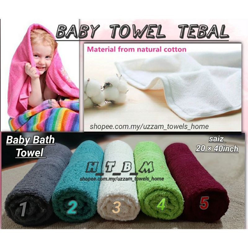 Tuala Mandi Budak2/Tuala kanak2/Baby Bath Towel | Shopee Malaysia