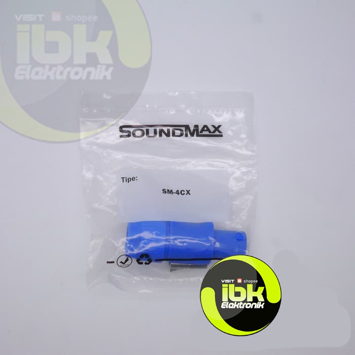 Jack Jc Jeck Original SOUNDMAX Spicon Speakon Jack contains 4 pcs ...