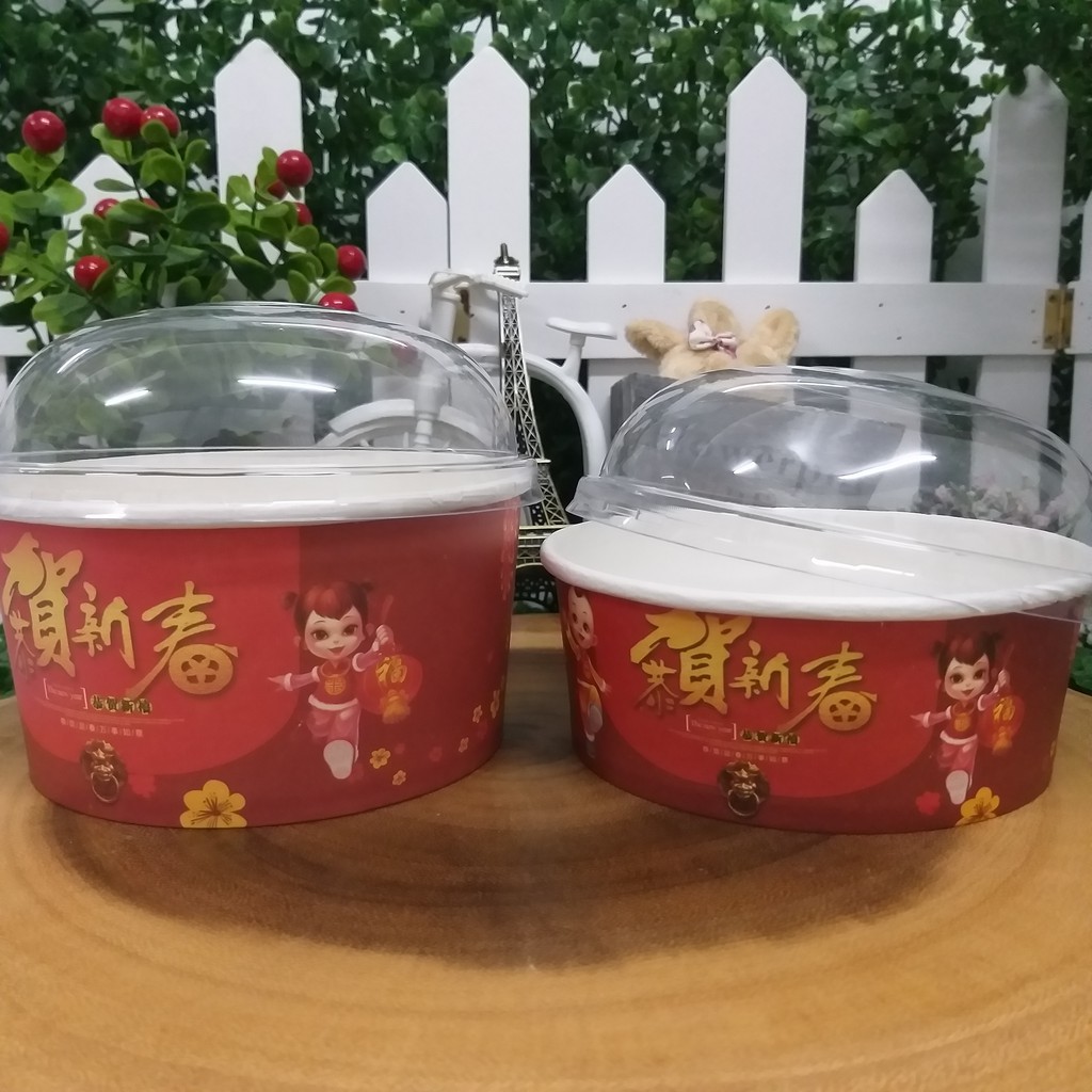 135 Chinese New Year Pau Box Packaging Box BREAD CUP WITH CASE CNY ...