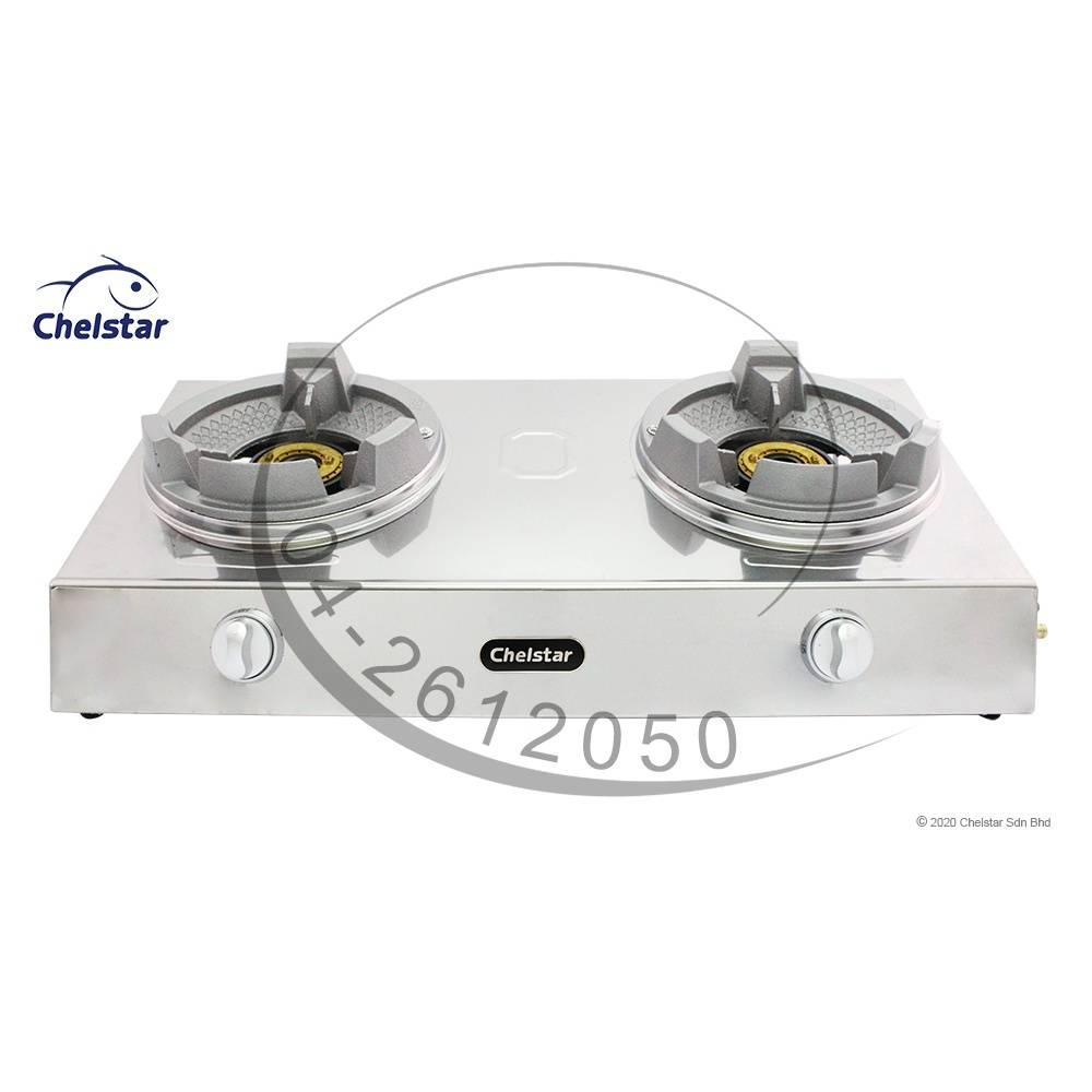 Chelstar High Pressure Double Burner Table Top Stove / Gas Cooker ...