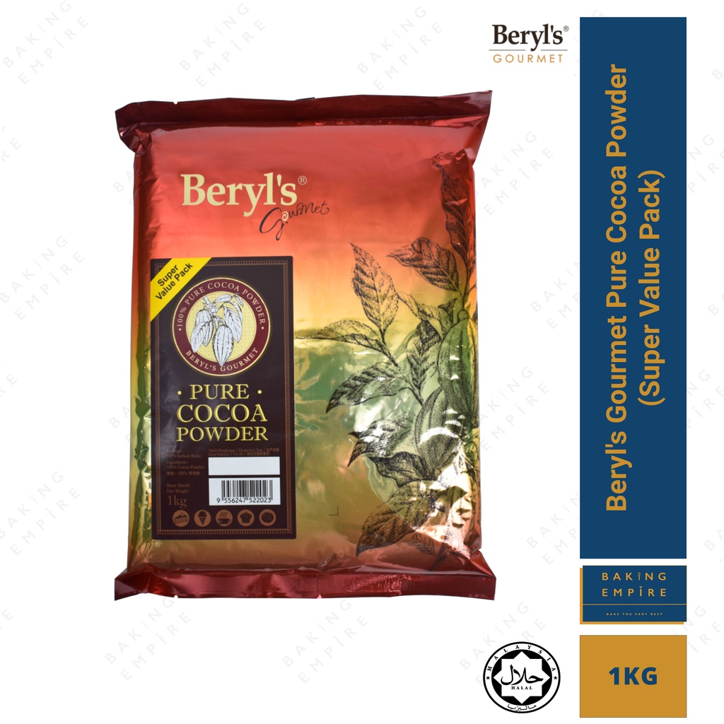 Beryls Pure Cocoa Powder (Super Value Pack) 1KG | Shopee Malaysia