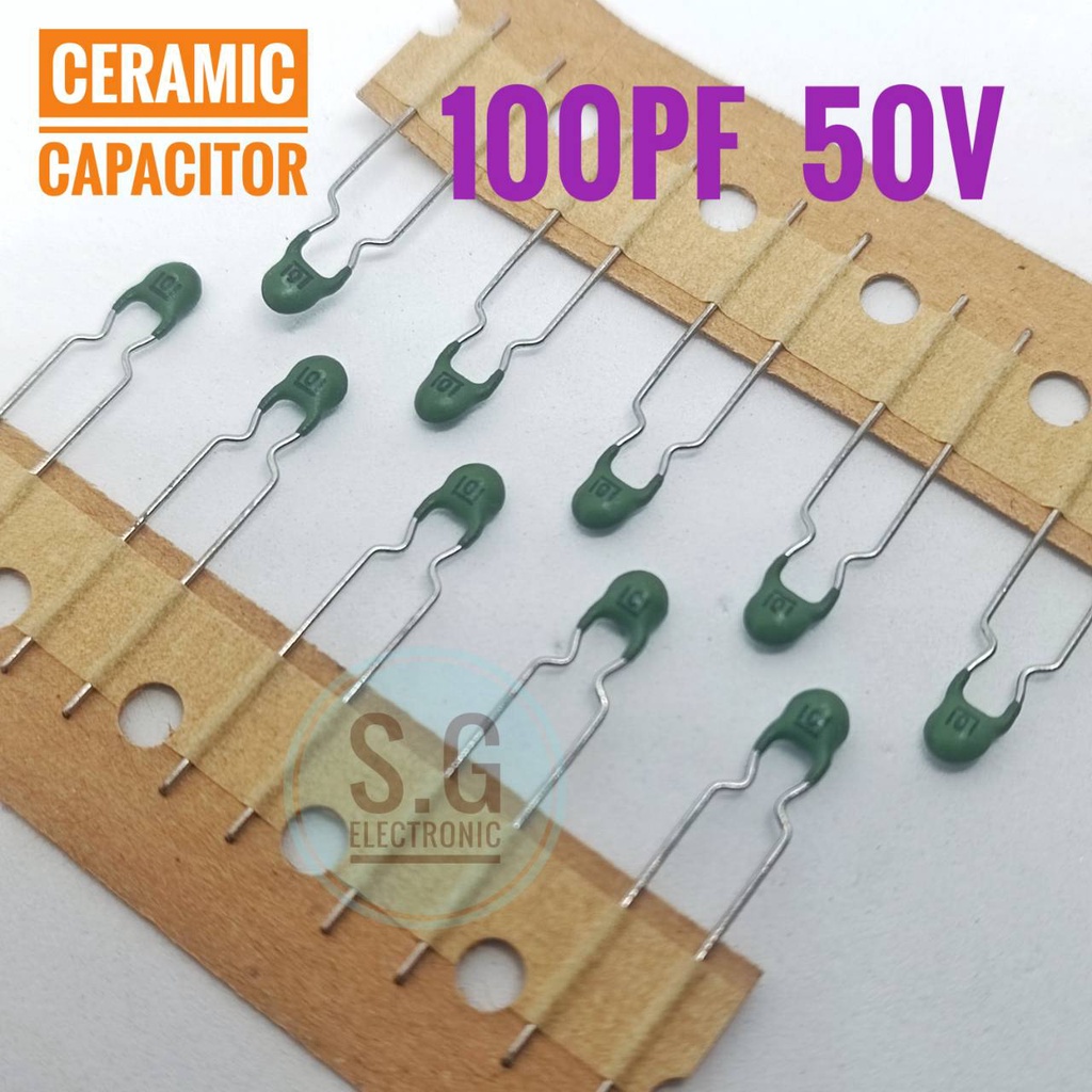 ((Set Of 10)) C Ceramic Old Work 100pF 50v/Capacitor/101 | Shopee Malaysia