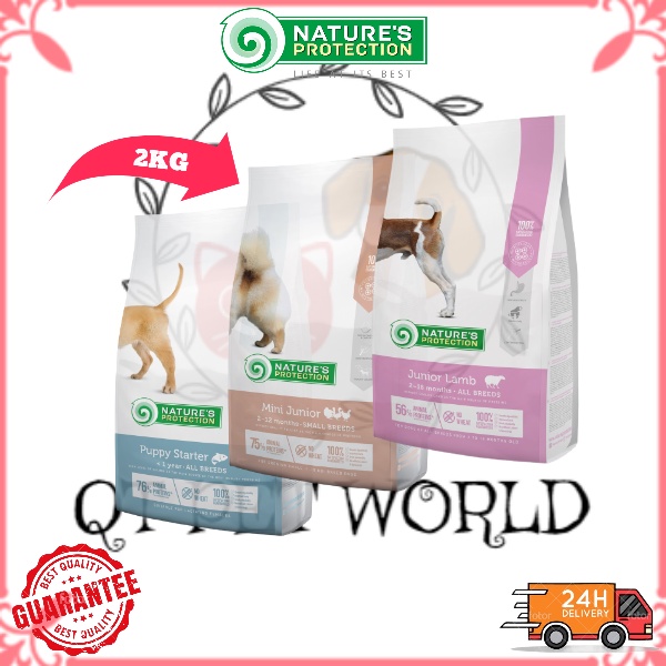 Nature's Protection Puppy - Puppy Starter/Junior Lamb/Mini Junior {2KG ...