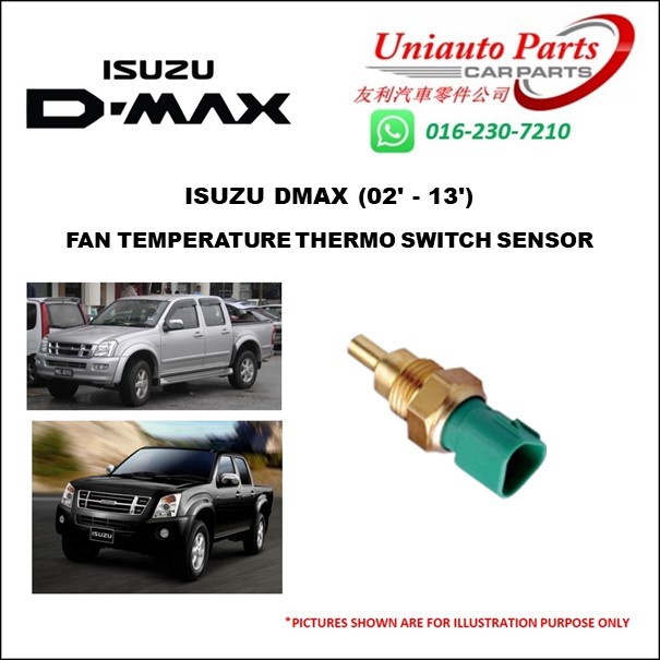 ISUZU DMAX (02' - 13') FAN TEMPERATURE THERMO SWITCH SENSOR | Shopee ...