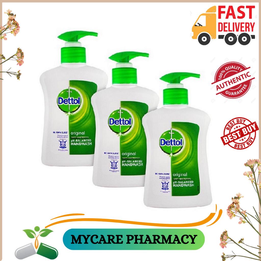 Dettol Antibacterial Hand Soap Original 250ml Value Pack x3 | Shopee ...