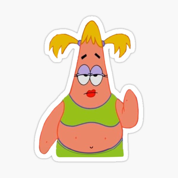 Patrick Star (Patricia) Stickers | Shopee Malaysia