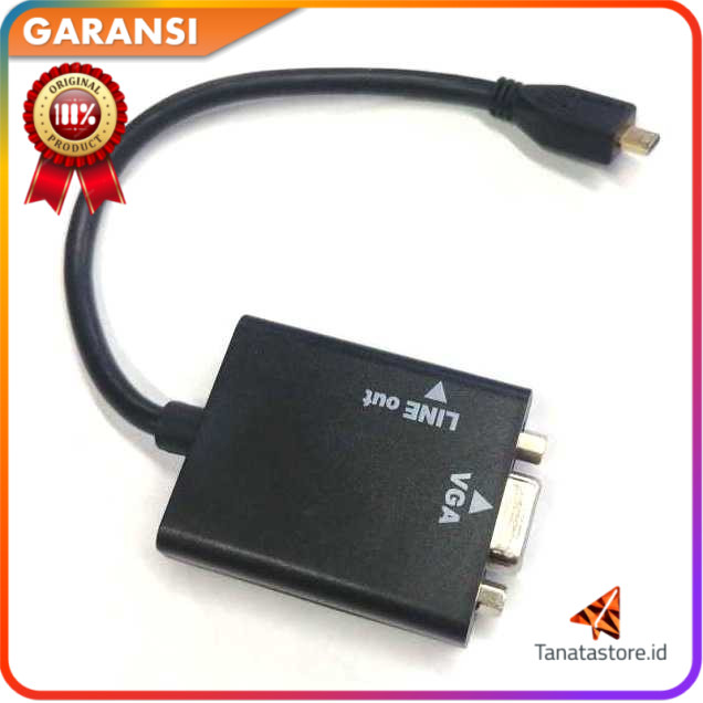 Hd Conversion Cable Micro HDMI to VGA with Audio Output - HD009 ...