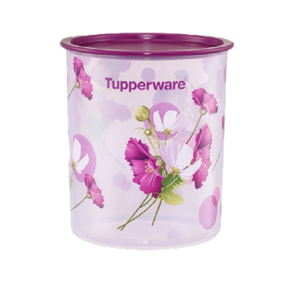 Tupperware Royale Bloom One Touch Canister Medium 2.0L | Shopee Malaysia