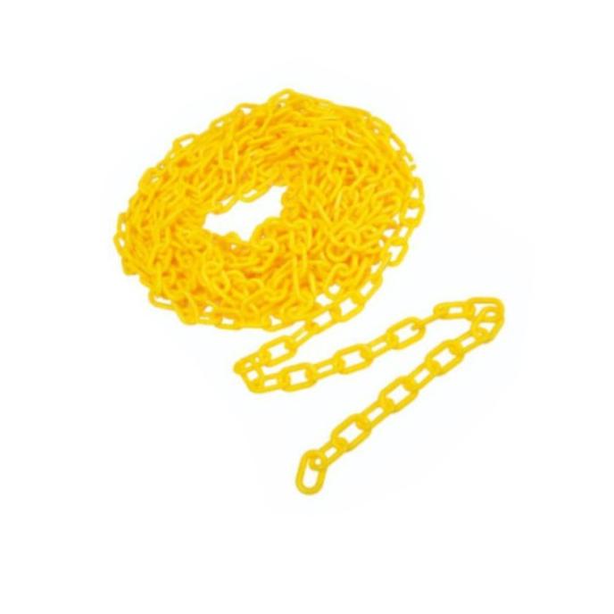 Quality PVC Plastic Chain 6mm x 50 Meters TRAFFIC CONE Connector ...