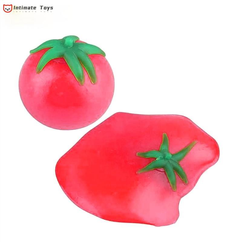 Splat Tomato Fidget Toys Stress Sticky Balls Slow Rising Squishy Ball ...
