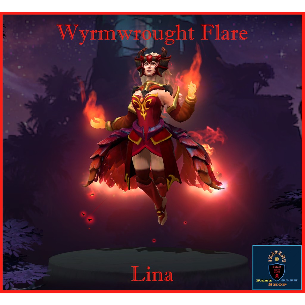 Dota 2 Lina Wyrmwrought Flare | Shopee Malaysia