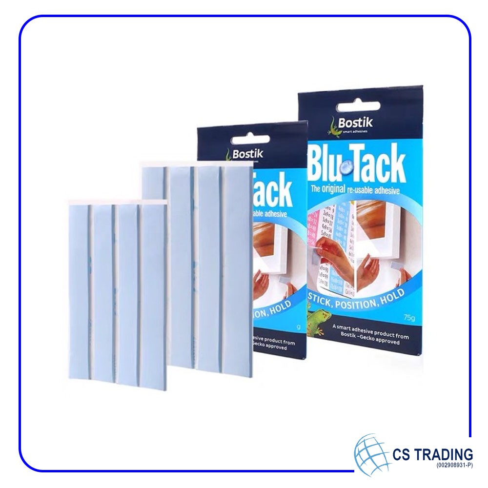 BOSTIK BLU-TACK / BLU TACK / BLUE TACK / TACK IT Multipurpose Adhesive ...