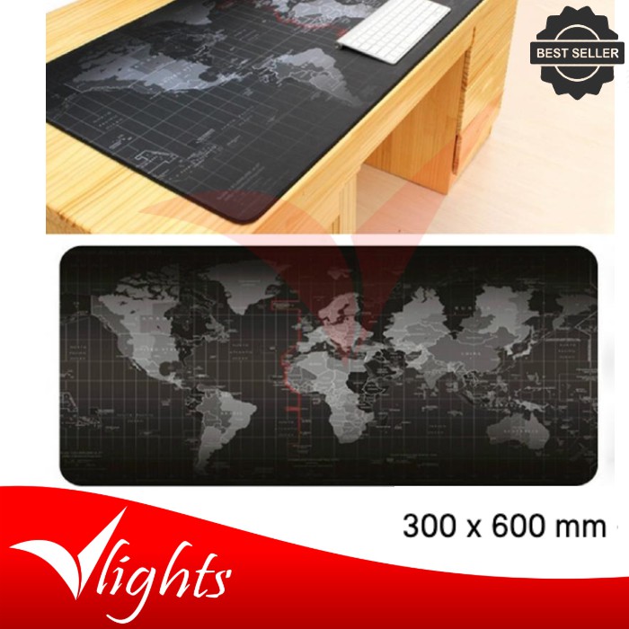 World Map Mouse Pad 300 x 600mm | Shopee Malaysia