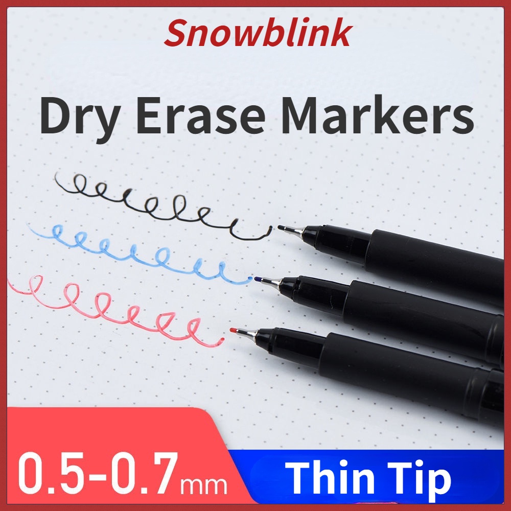 Fine Whiteboard Pen Dry Erase Markers Erasable Whiteboard Pen Cover ...