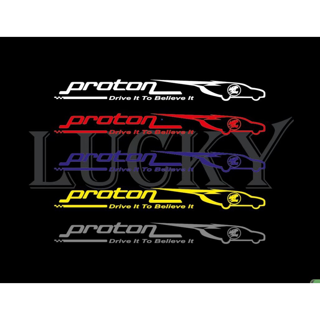STICKER PROTON CERMIN DEPAN HADAPAN | Shopee Malaysia